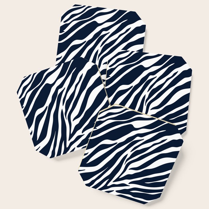 zebra print coasters