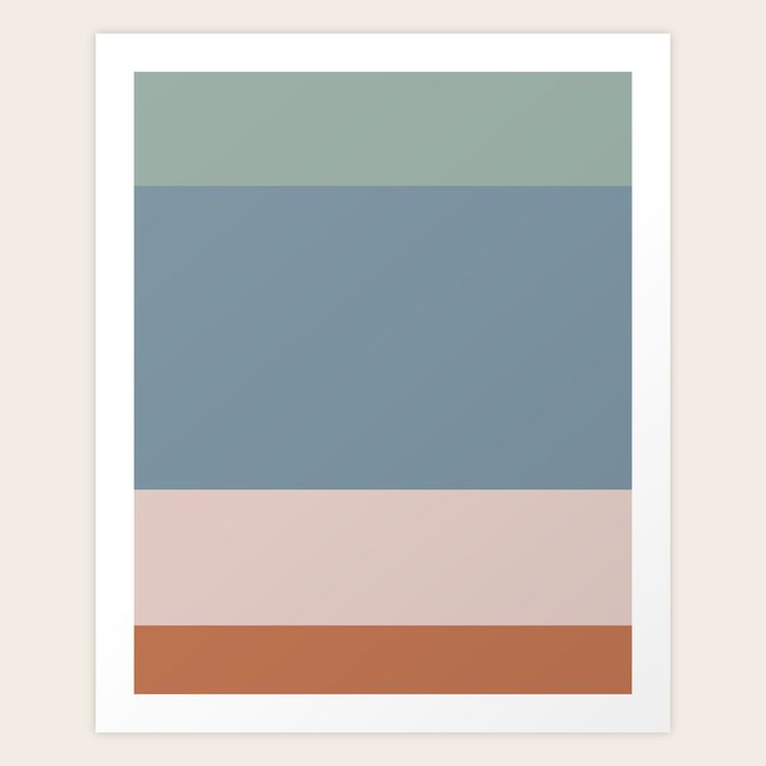 color block picture frame