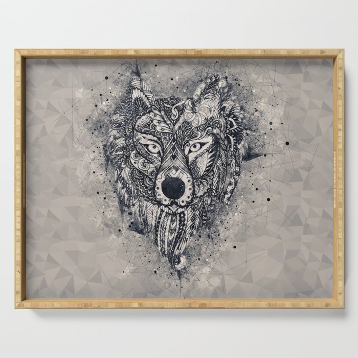 native american wolf artwork