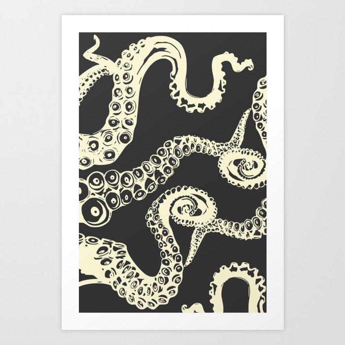 Vintage Sea Monster Art