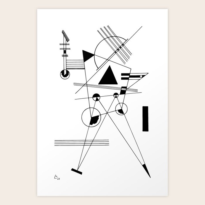 Kandinsky | Drawing for Point and Line to Plane, 1925 Artwork ...