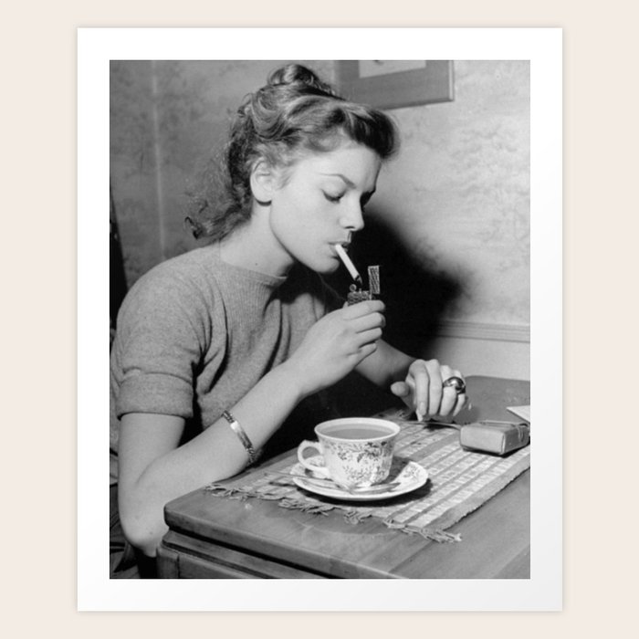 Vintage Morning Routine Art Print by mbrako | Society6