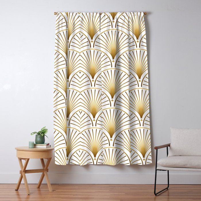Art deco curtains store