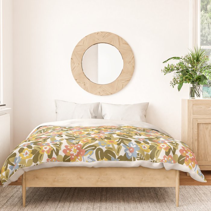 subtle pattern duvet cover