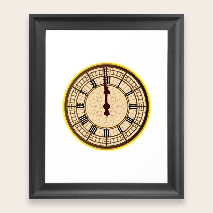 Antique Clock Face Midnight