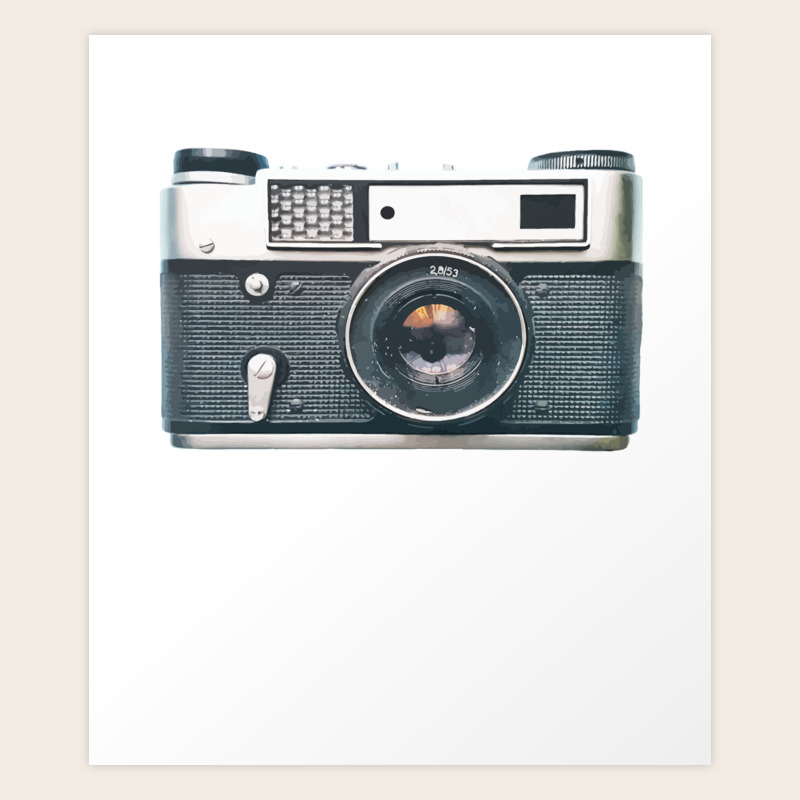 Vintage Camera Front View