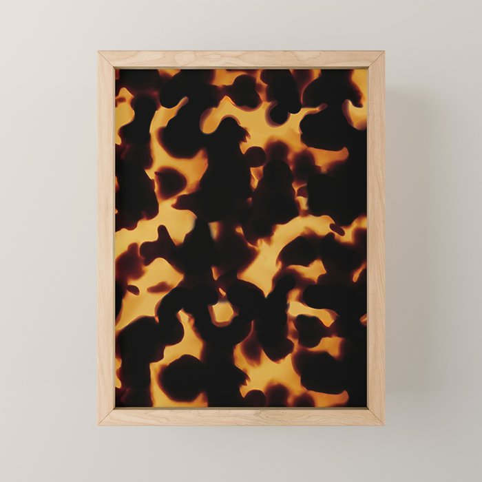 tortoise shell print decor