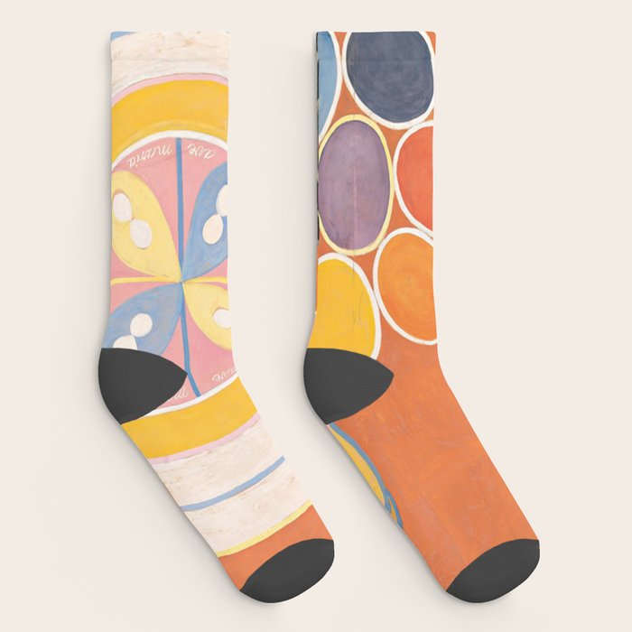Hilma af Klint - Group IV No. 3 Abstract Socks by Elegant Chaos Gallery ...