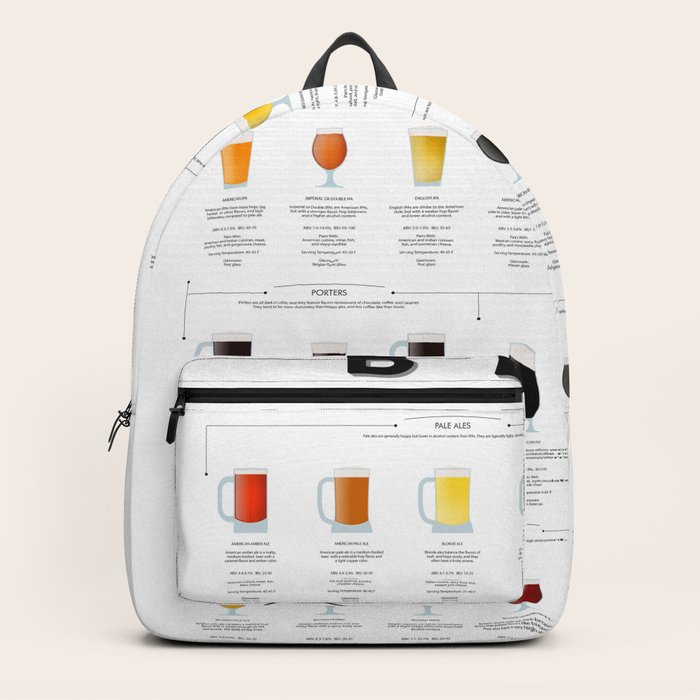 Beer Guide - Ale Backpack by Dennson Creative | Society6