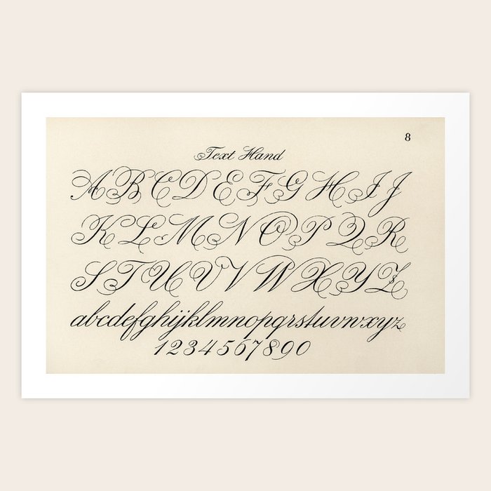 Pretty Cursive Letters Of The Alphabet