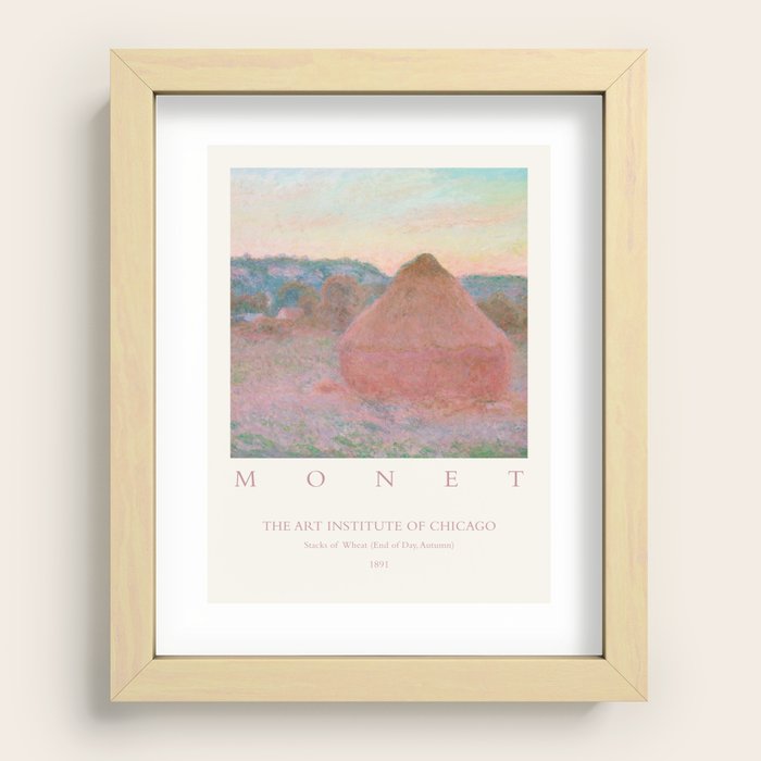 Claude Monet Stacks Wheat Autumn Art Exhibition Art Print by SolarPrint ...