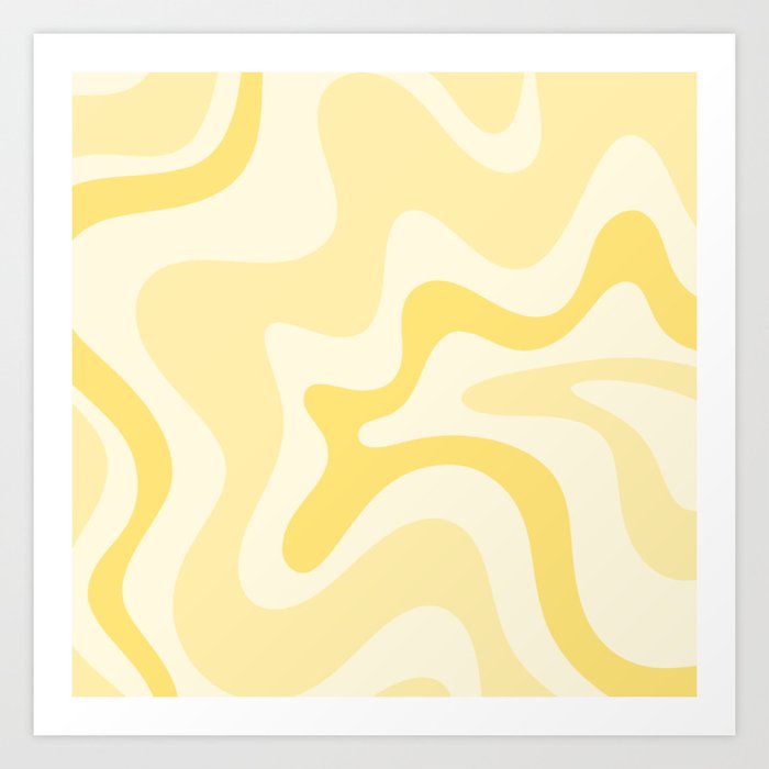 yellow and white abstract