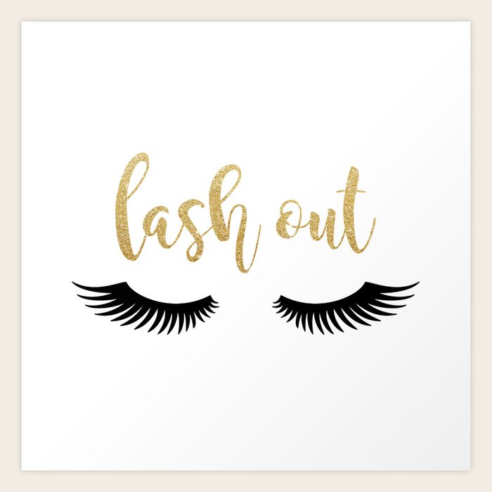 Lash Out Art Print by A Little Leafy | Society6