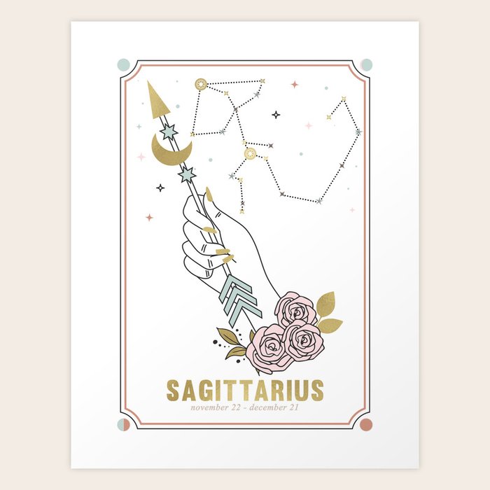 sagittarius print