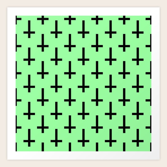 Upside Down Cross Pattern