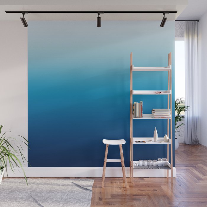 ombre wall mural
