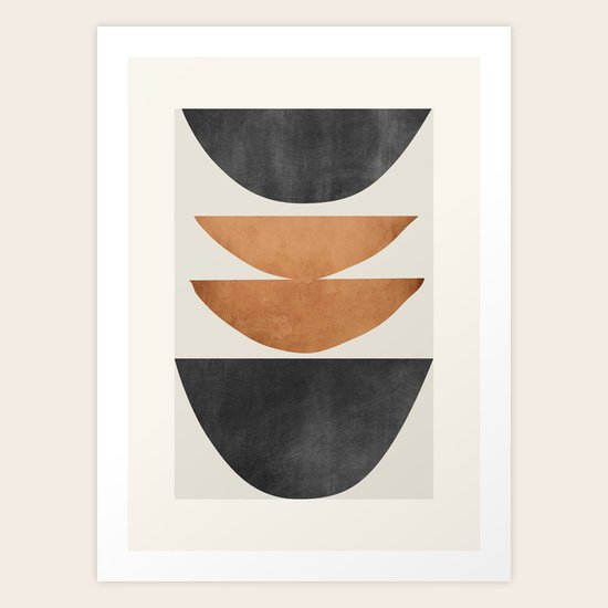 Minimal Abstract Art 40 Art Print by ThingDesign | Society6