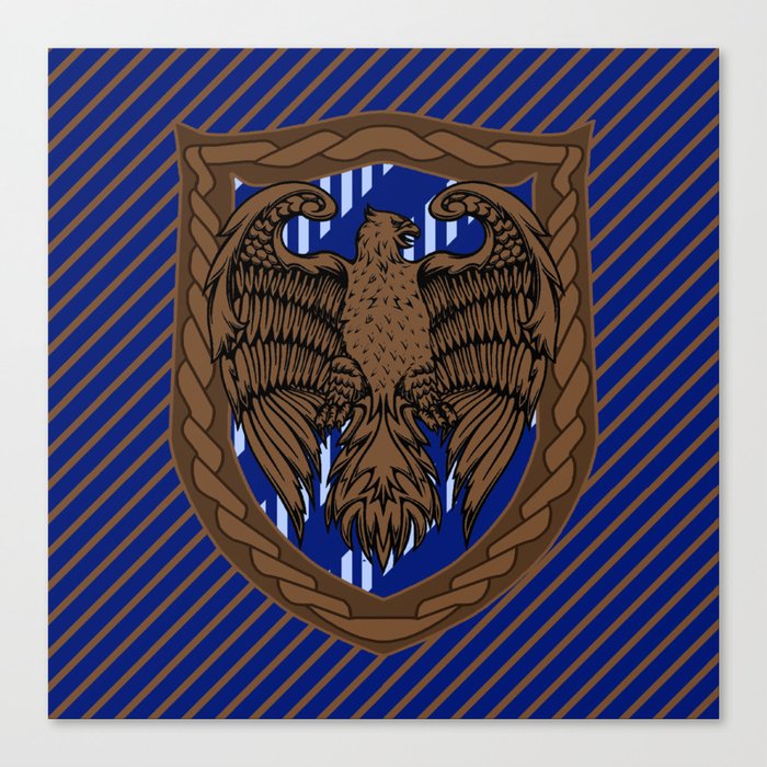 Hp Ravenclaw House Crest Canvas Print By Lizs Life Of Lemons Society6