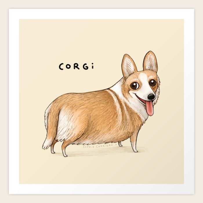 Corgi Art