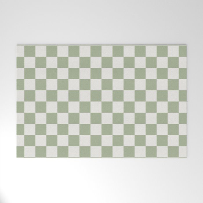 green and white pattern