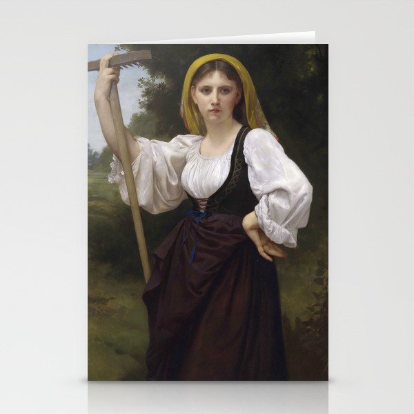 William-Adolphe Bouguereau "La Faneuse" Stationery Cards by Alexandra ...