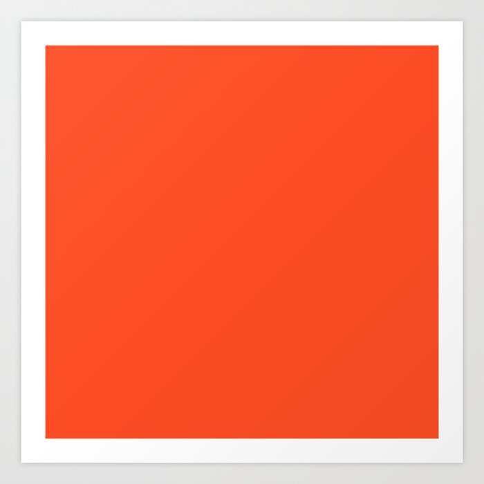 Russian Red Art Print by Color Project | Society6 Russian Red Art Print by Color Project | Society6