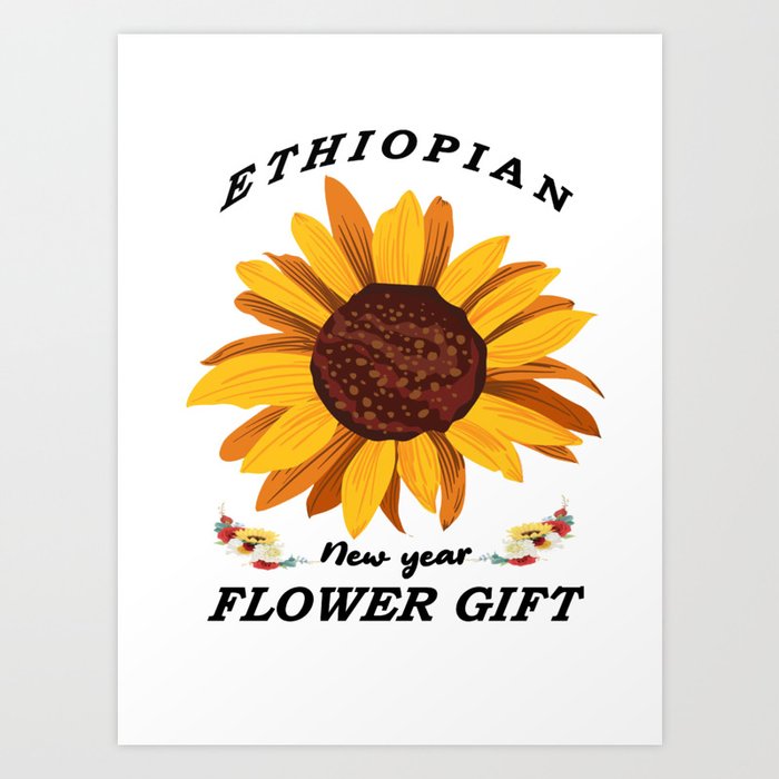 Ethiopian New Year Flower Gift Art Print by ZouhairM | Society6 Ethiopian New Year Flower Gift Art Print by ZouhairM | Society6