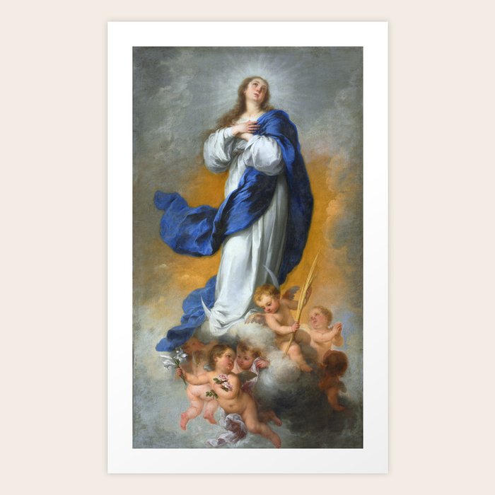 Bartolomé Murillo "The Immaculate Conception" Art Print by Alexandra ...