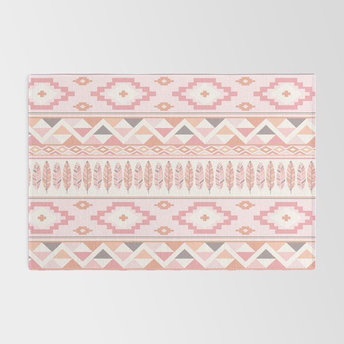 pink aztec design