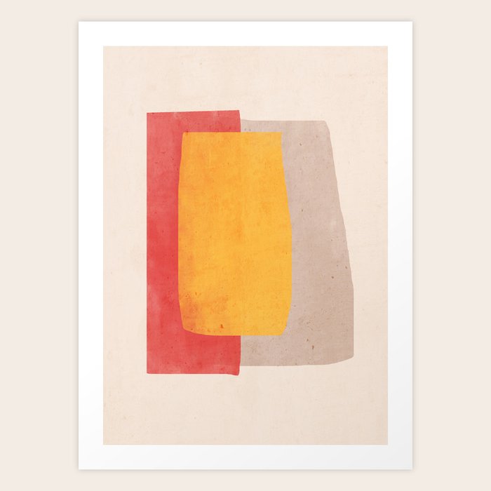 Minimal Abstract Art 26 Art Print by ThingDesign | Society6