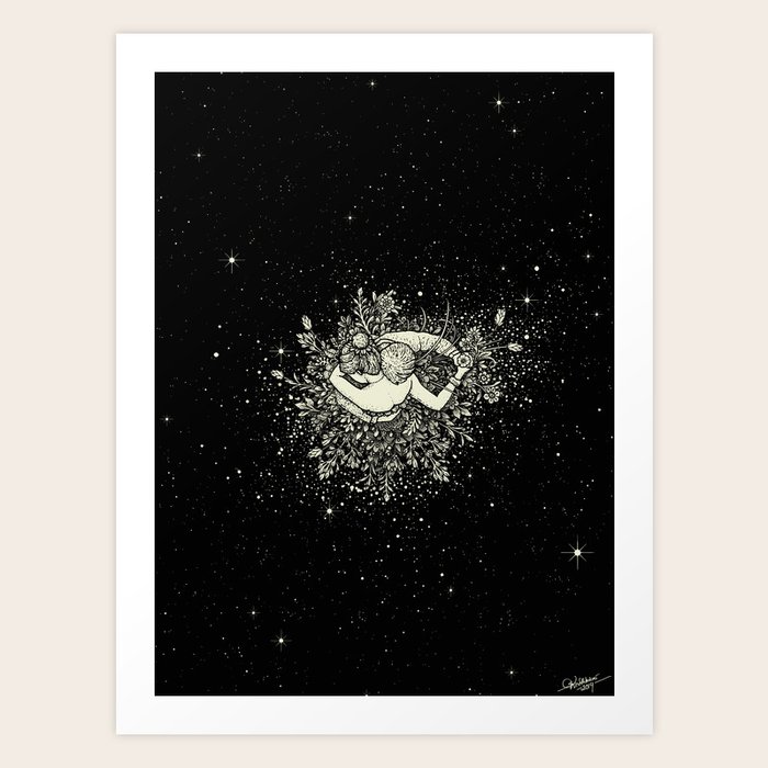 DANCING STARS - LOVE UNIVERSE - Visothkakvei Art Print by visothkakvei ...