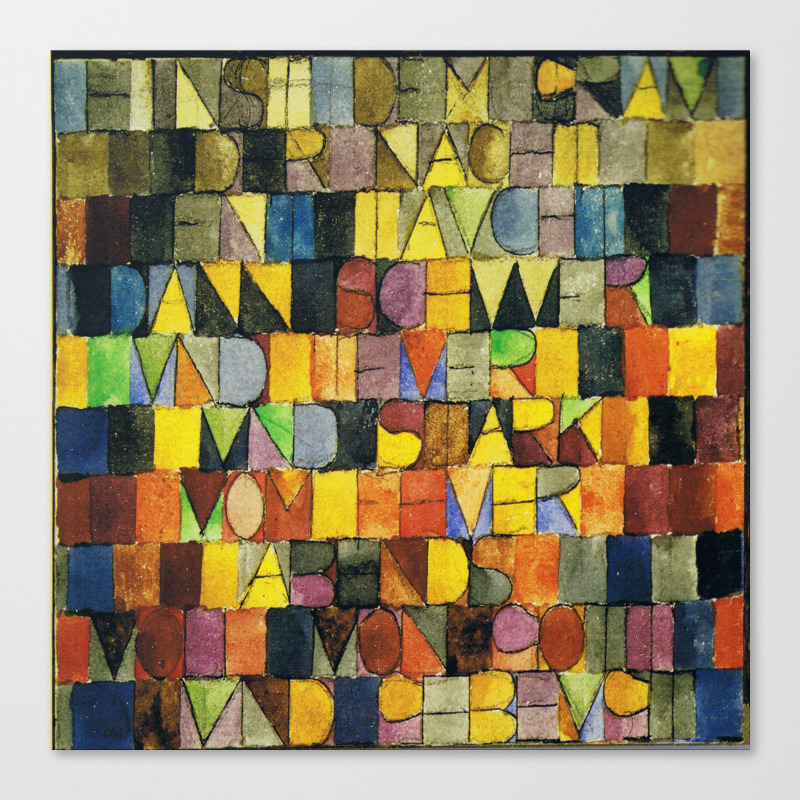 Paul Klee Letter Paintings