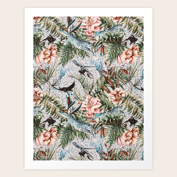 Home & Living Wall Décor Illustration print Flora and Fauna etna.com.pe