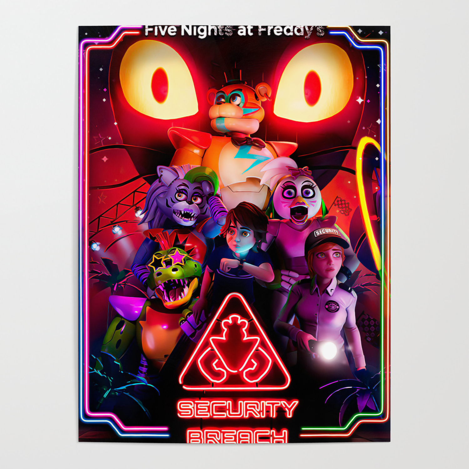 Fnaf Security Breach Poster Remake R Fivenightsatfreddys 43 Off