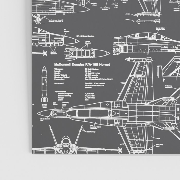 f18 technical drawing