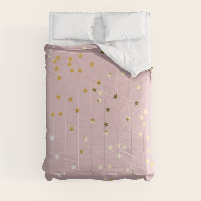 pink star comforter