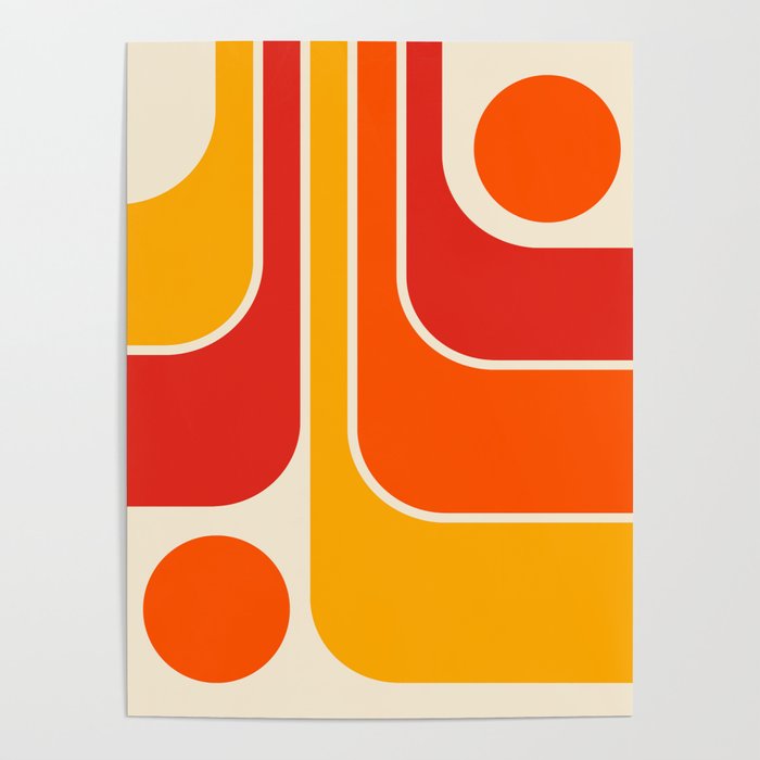 poster design orange