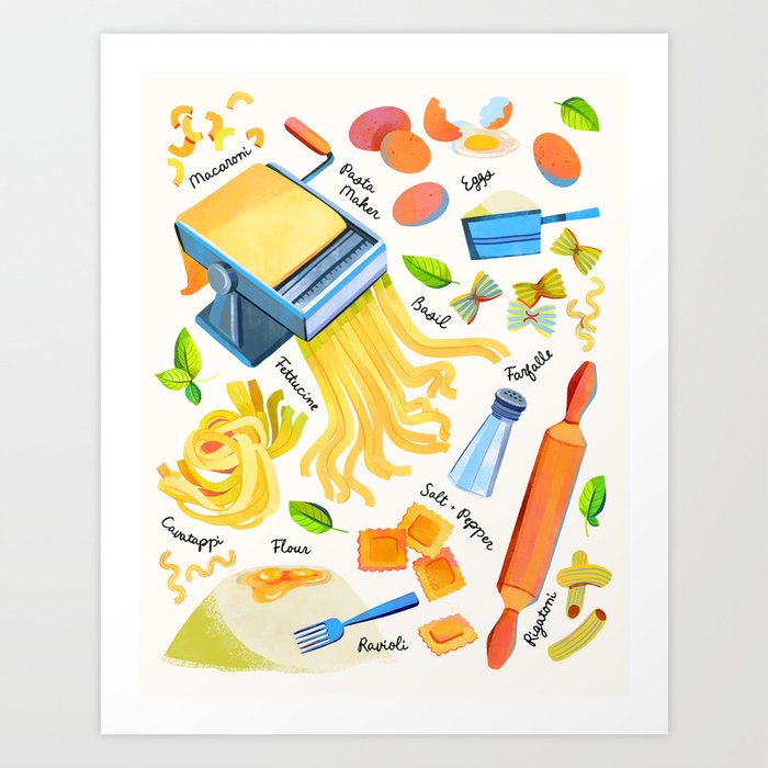 pasta artwork