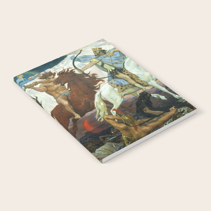Four Horsemen of Apocalypse by Viktor Vasnetsov (1887) Notebook by The ...
