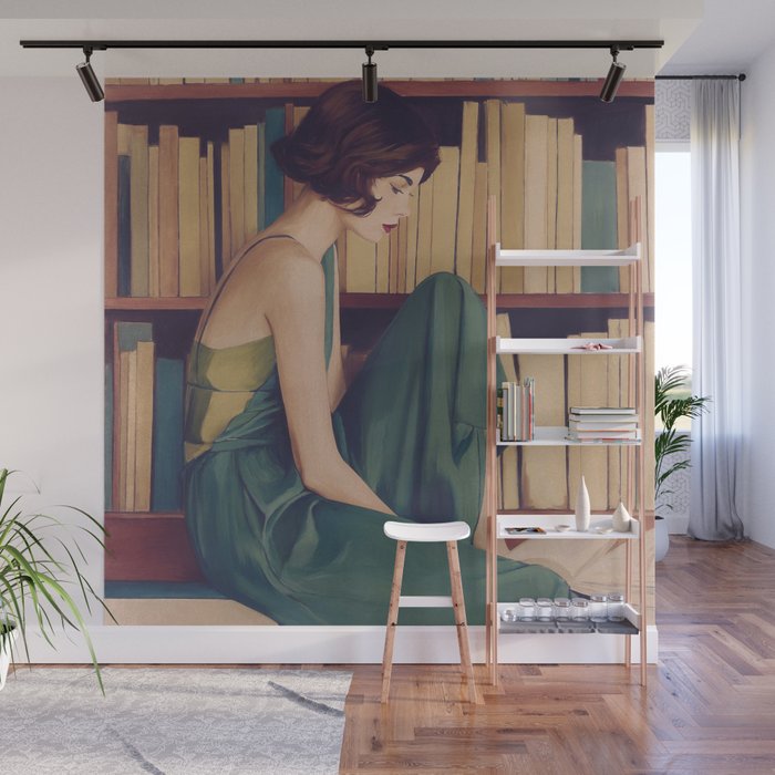 library wall graphics