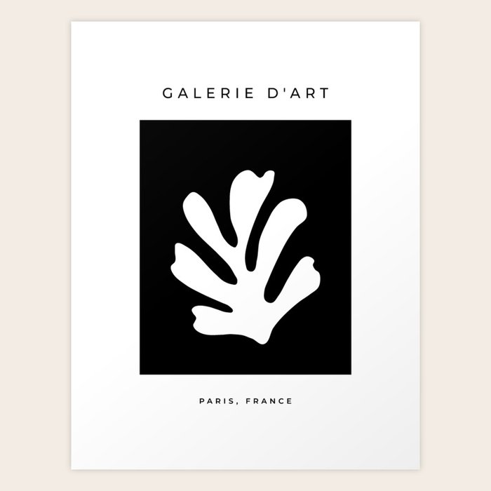 Abstract Leaves Abstract Cut Outs Shapes Exhibition Modern Minimalist ...