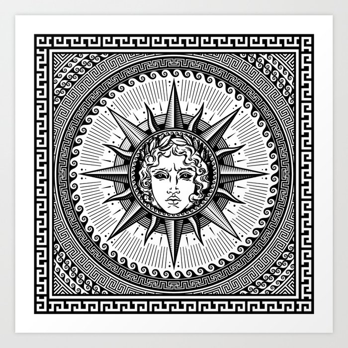 Greek Apollo Symbol