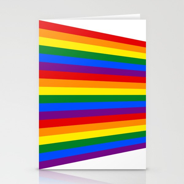 Pride Flag Lgbt Lgbtq Queer Lasoffittadiste Rainbow Stationery Cards By