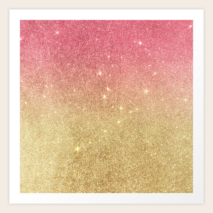Gold Ombre Background