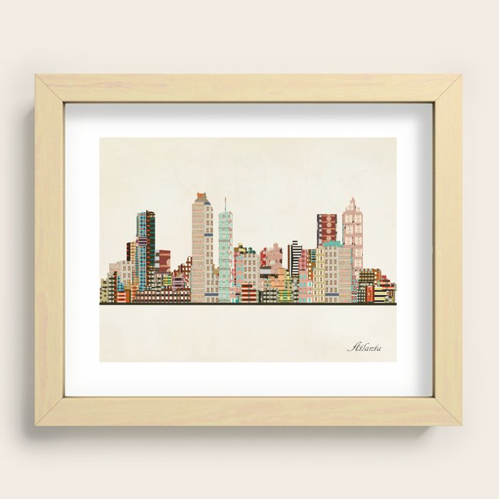 atlanta skyline Art Print by bri.buckley | Society6