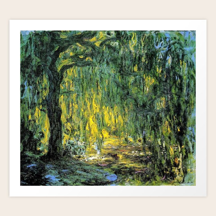 weeping willow artwork