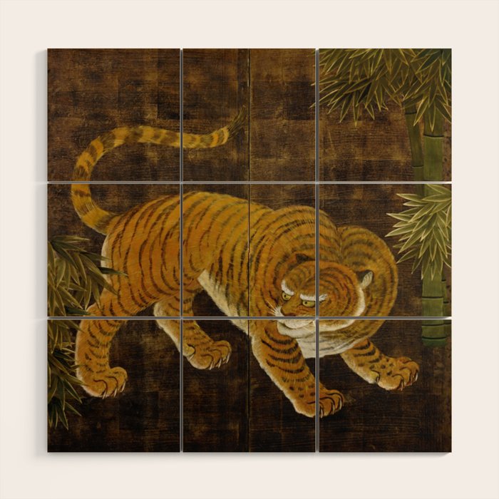 japanese tiger wall art