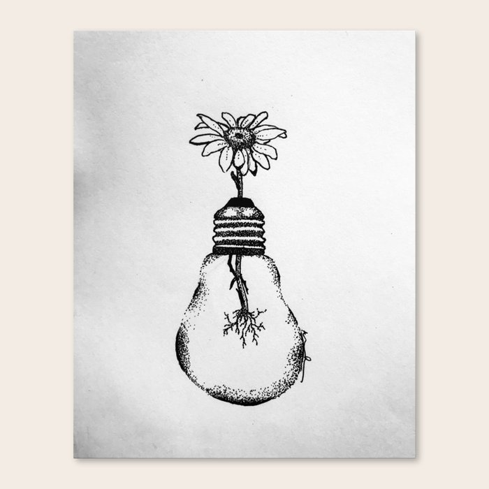 Light Bulb Drawing Tumblr