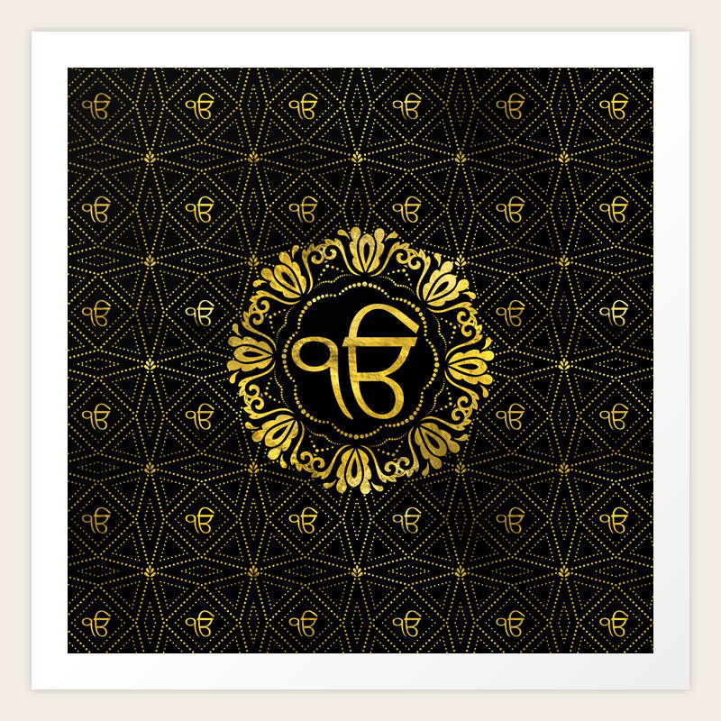 Ek Onkar Logo Style