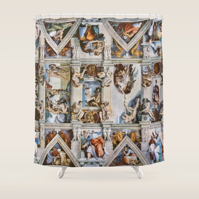 michelangelo wallpaper ceiling